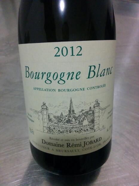 2012 Domaine Rémi Jobard Bourgogne Blanc, France, Burgundy, Bourgogne ...