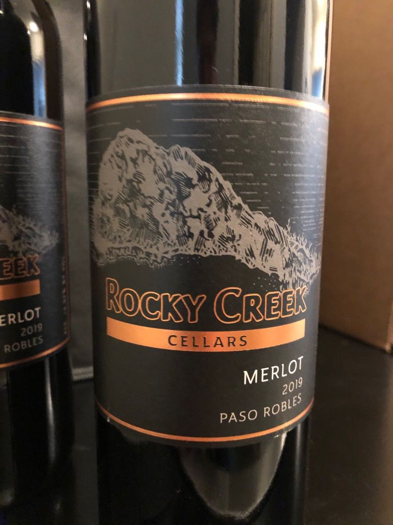 2023 Rocky Creek Cellars Merlot, USA, California, Central Coast, Paso ...