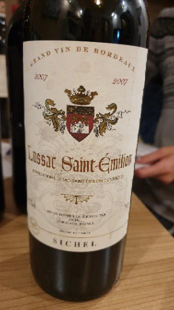 2007 Maison Sichel Lussac-St. Émilion, France, Bordeaux, Libournais ...