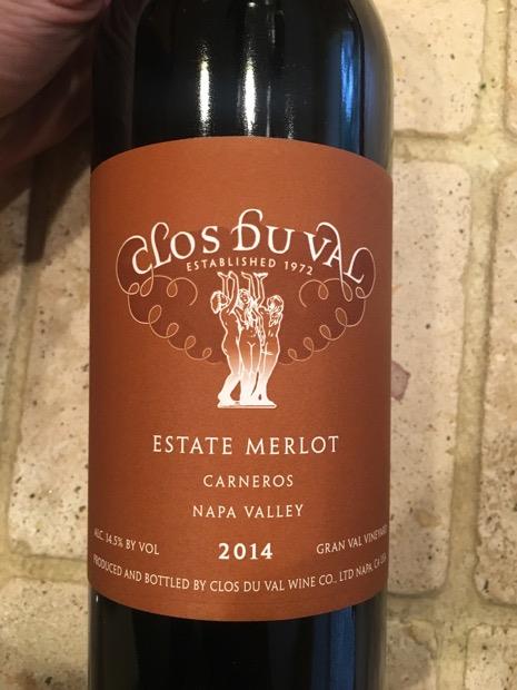 2014 Clos du Val Merlot Estate Carneros, USA, California, Napa / Sonoma ...