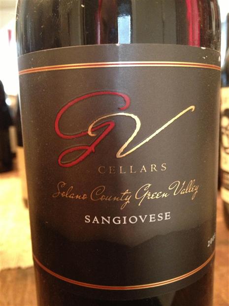 2006 GV Cellars Sangiovese, USA, California, North Coast, Solano County ...