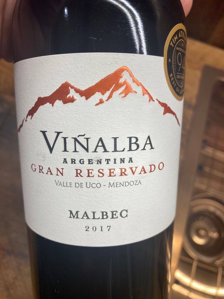 2017 Viñalba Malbec Gran Reserva, Argentina, Mendoza, Valle de Uco ...