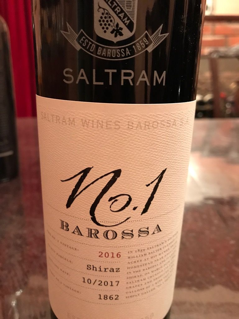 2016 Saltram Shiraz No.1, Australia, South Australia, Barossa ...