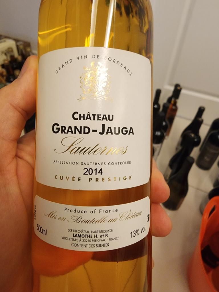 2014 Château Grand-Jauga, France, Bordeaux, Sauternais, Sauternes ...