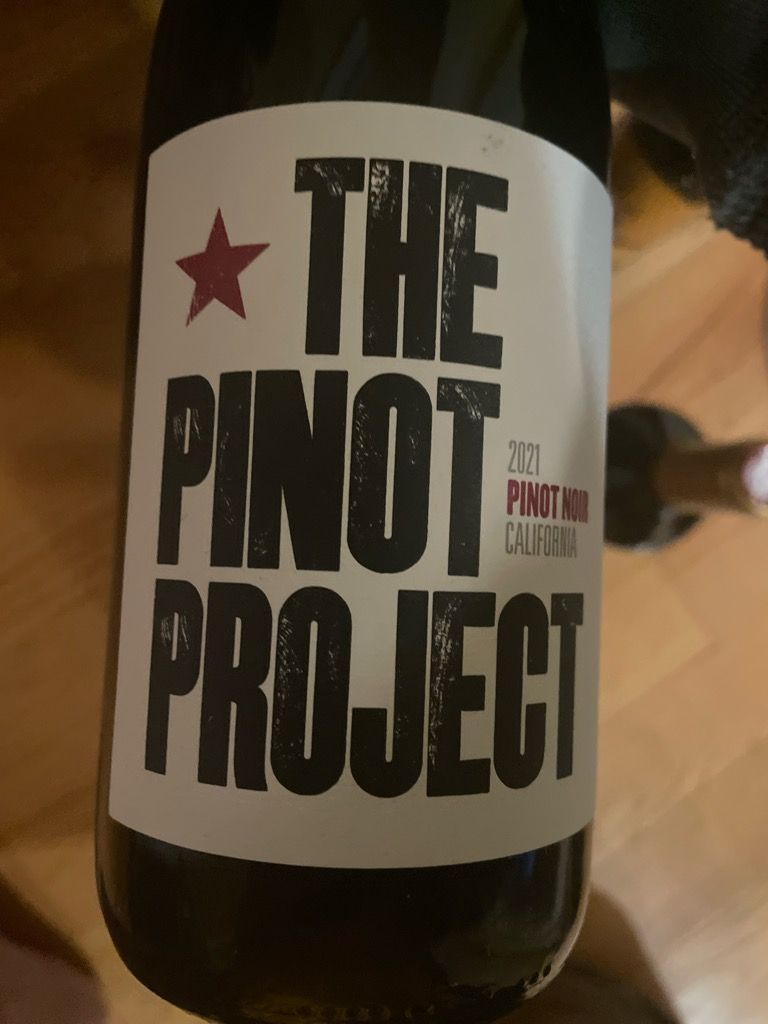 2021 The Pinot Project Pinot Noir, USA, California - CellarTracker
