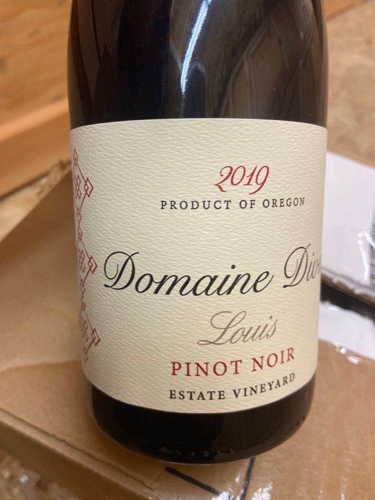 2019 Domaine Divio Pinot Noir Louis, USA, Oregon, Willamette Valley ...