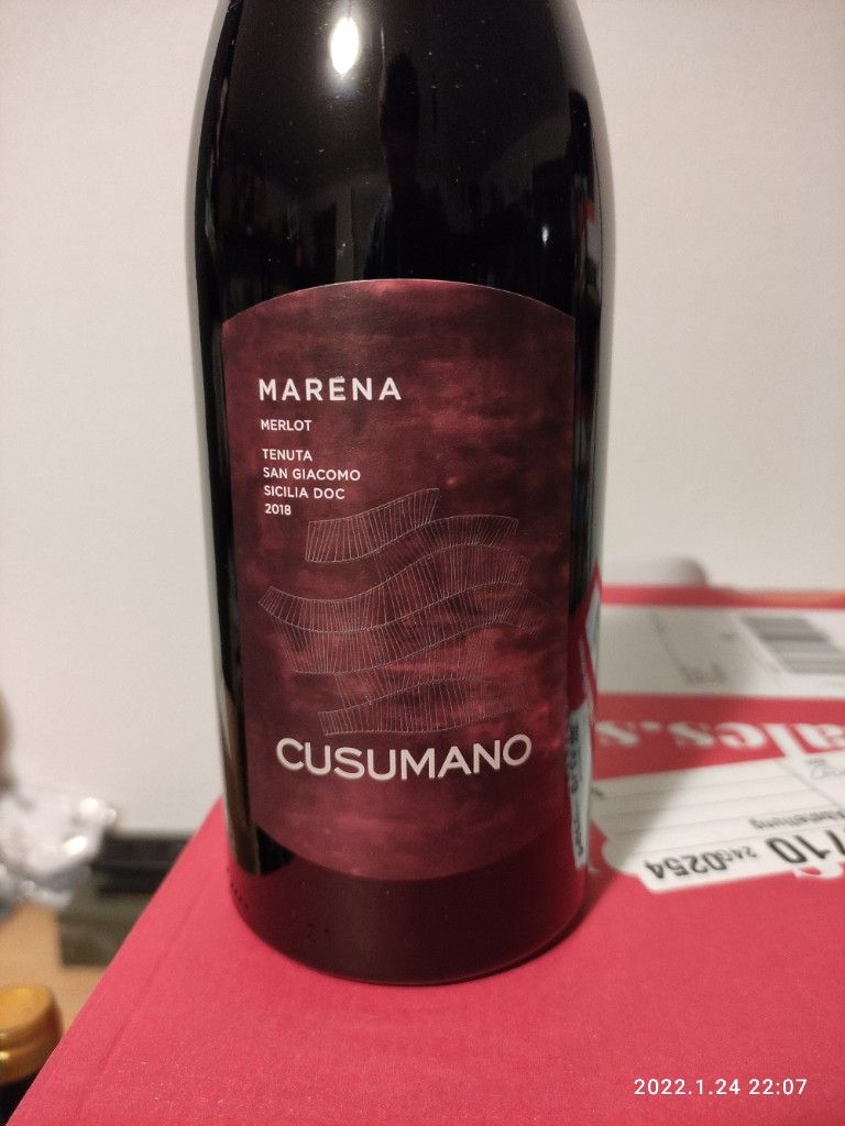 2018 Cusumano Merlot Sicilia Marena Tenuta San Giacomo, Italy, Sicily ...