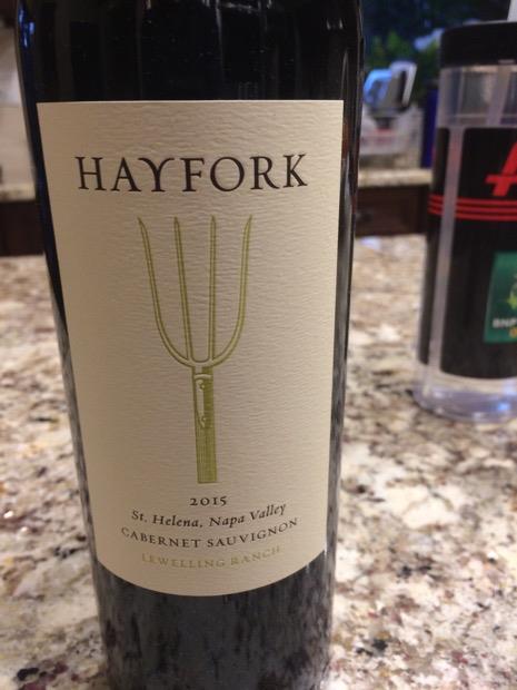 2015 Hayfork Cabernet Sauvignon Lewelling Ranch, USA, California, Napa ...