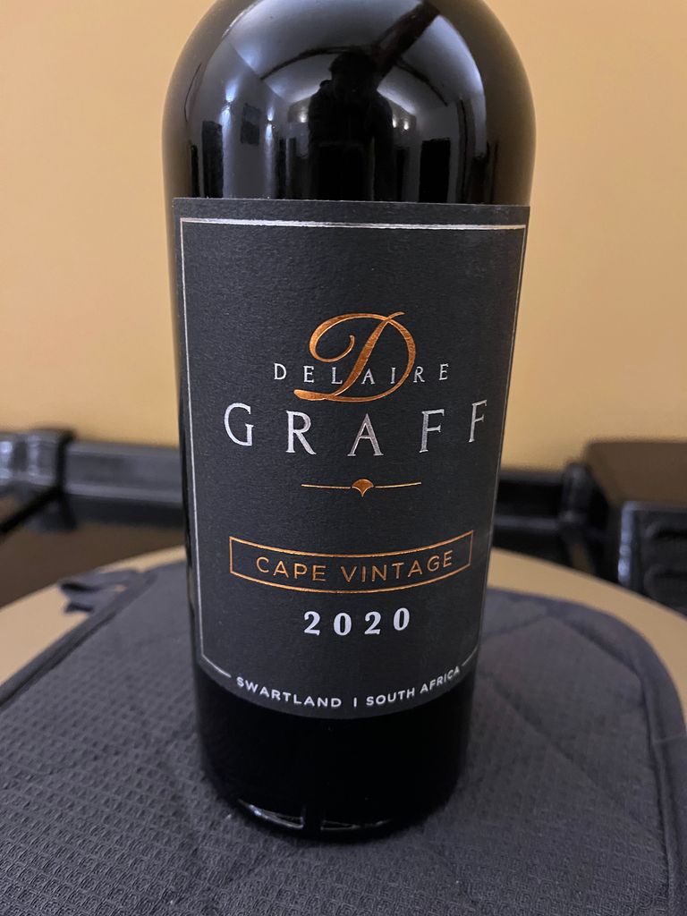 2020 Delaire Graff Cape Vintage, South Africa, Coastal Region ...