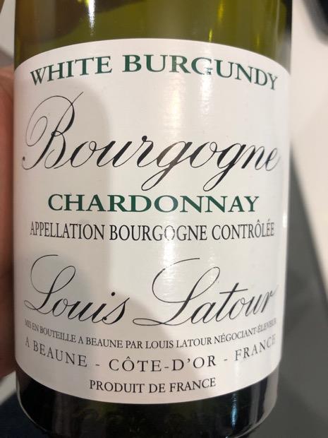 2016 Louis Latour Chardonnay Bourgogne Blanc, France, Burgundy ...
