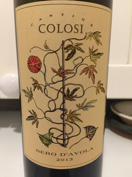 2013 Cantine Colosi Nero d'Avola, Italy, Sicily, Sicilia - CellarTracker