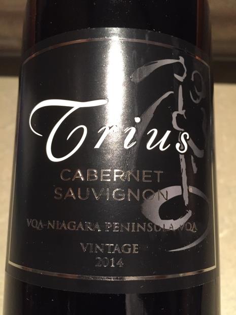 2014 Trius Cabernet Sauvignon, Canada, Ontario, Niagara Peninsula ...
