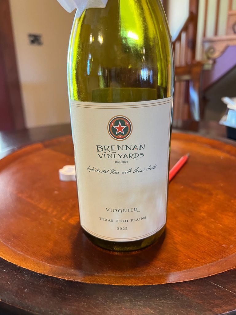 2022 Brennan Vineyards Viognier, USA, Texas - CellarTracker