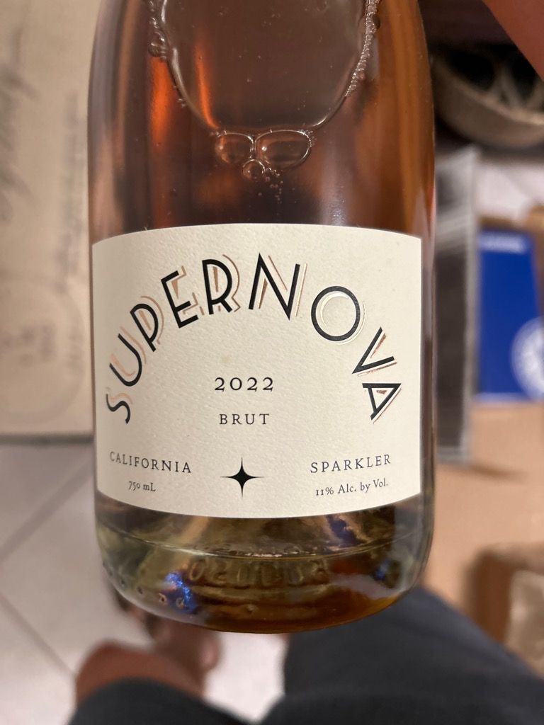 2022 Supernova Wines Brut Rosé, USA, California - CellarTracker