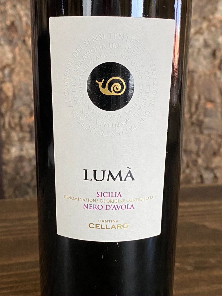 2018 Cantina Cellaro Nero d'Avola Sicilia Luma, Italy, Sicily, Sicilia ...