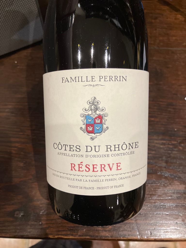2022 Famille Perrin / Perrin & Fils Côtes du Rhône Reserve, France ...