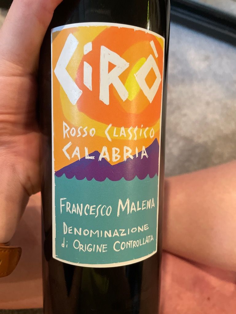 2007 Malena Francesco Cirò Superiore Pian della Corte Riserva, Italy ...