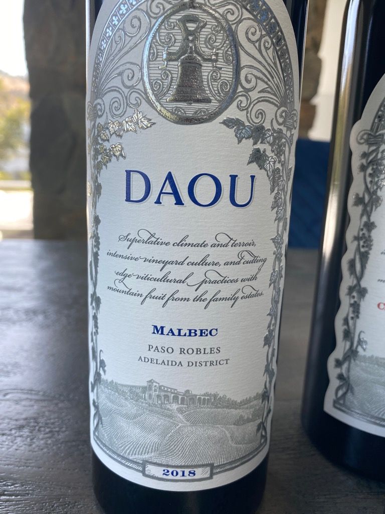 2018 Daou Vineyards Malbec, USA, California, Central Coast, Paso Robles ...