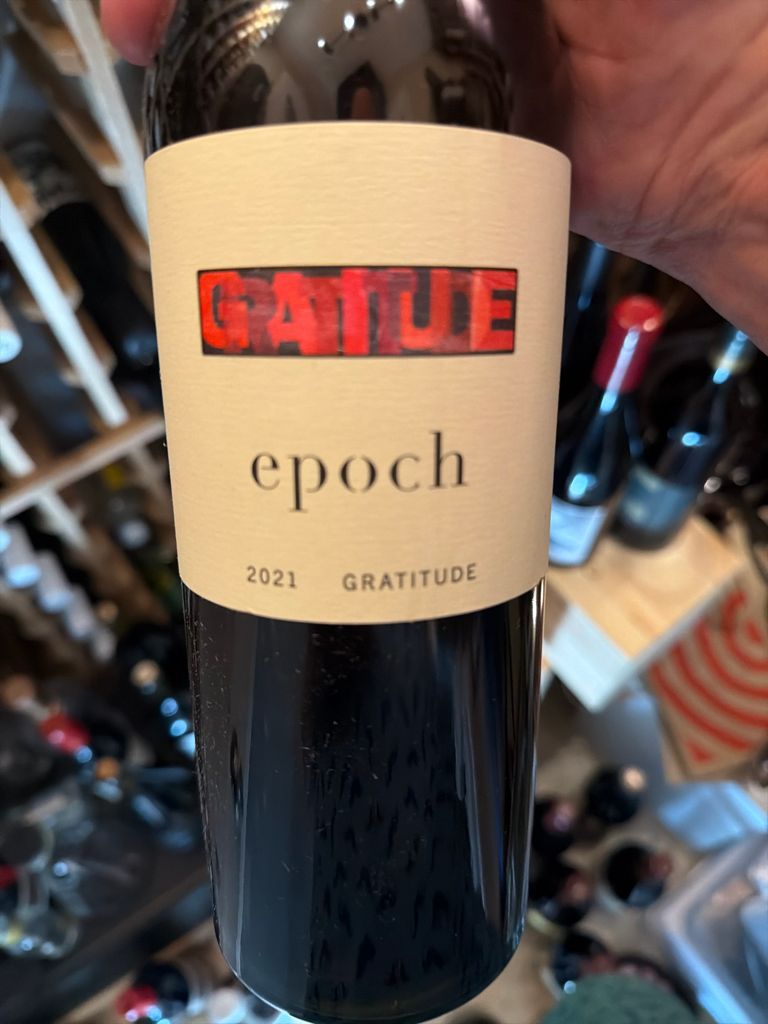 2021 Epoch Estate Wines Grenache Gratitude Vinegrove Vineyard ...