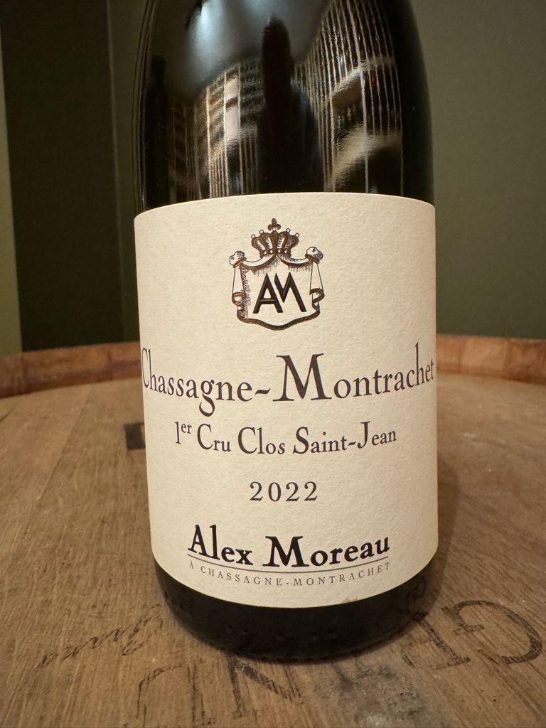 2021 Alex Moreau Chassagne-Montrachet 1er Cru Clos St. Jean, France ...