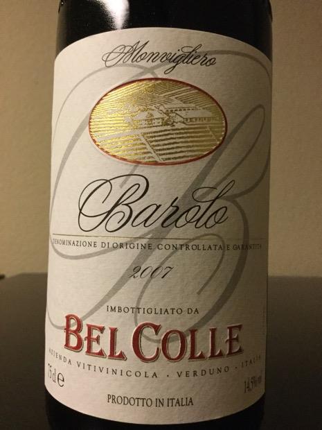 2017 Bel Colle Barolo Riserva Monvigliero, Italy, Piedmont, Langhe ...