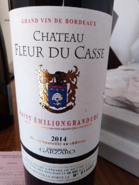 2014 Château La Fleur du Casse, France, Bordeaux, Libournais, St ...