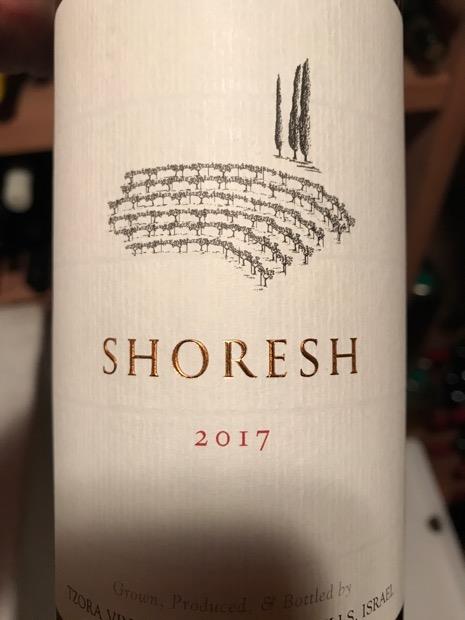 2017 Tzora Vineyards Shoresh, Israel, Judean Hills - CellarTracker