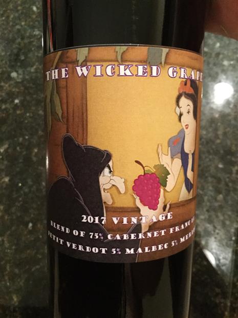 2017 Grape Expectations Cabernet Franc Wicked Grape, USA, California ...