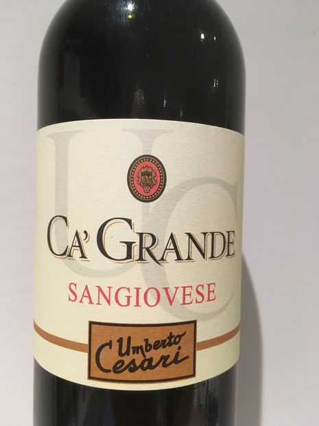 2018 Umberto Cesari Sangiovese Rubicone Ca' Grande, Italy, Emilia ...
