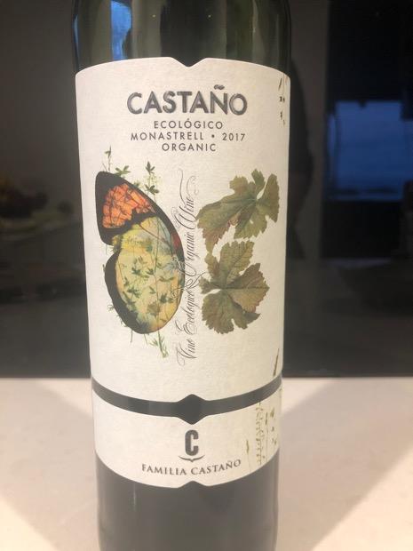 2018 Bodegas Castaño Monastrell Yecla Barrica Ecológico, Spain, Murcia ...