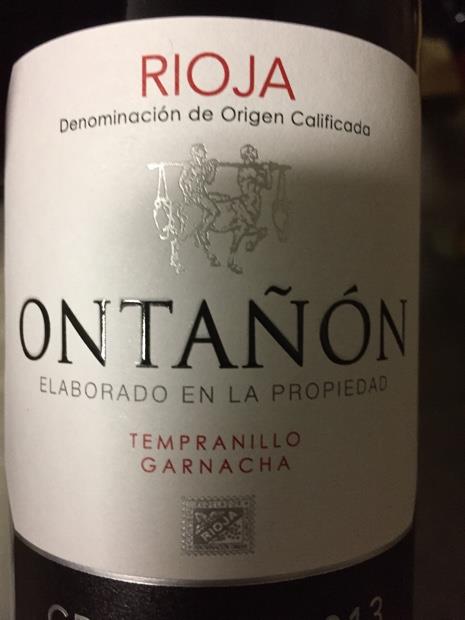 2013 Ontañón Rioja Crianza, Spain, La Rioja, Rioja - CellarTracker