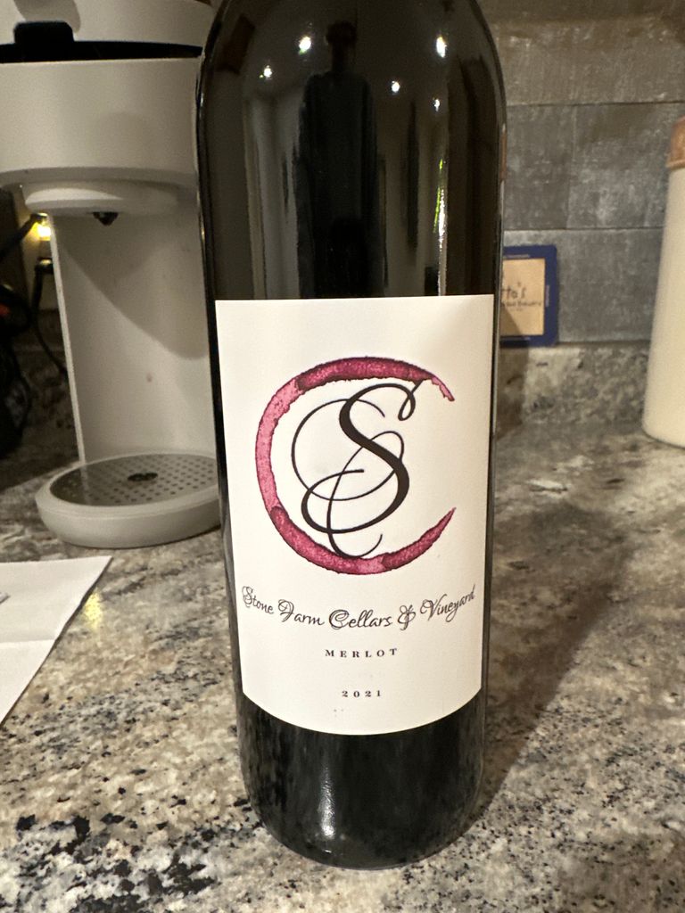2021 STONE FARM CELLARS AND VINEYARDS Malbec Malbec Merlot, USA ...