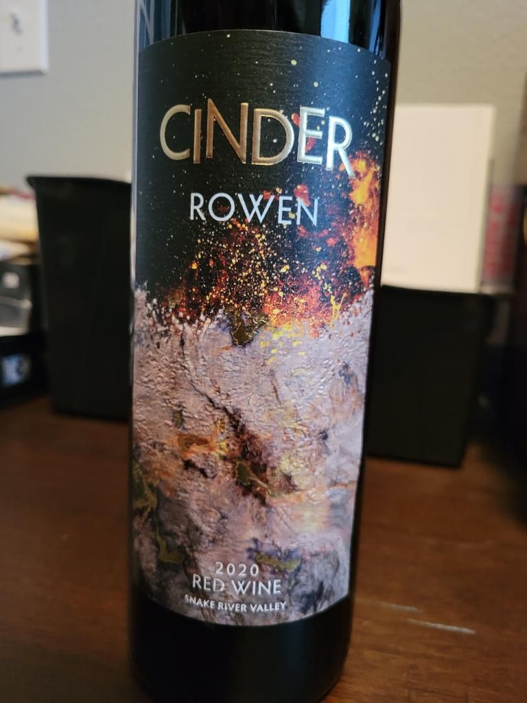 2020 Cinder Rowen, USA, Idaho, Snake River Valley - CellarTracker