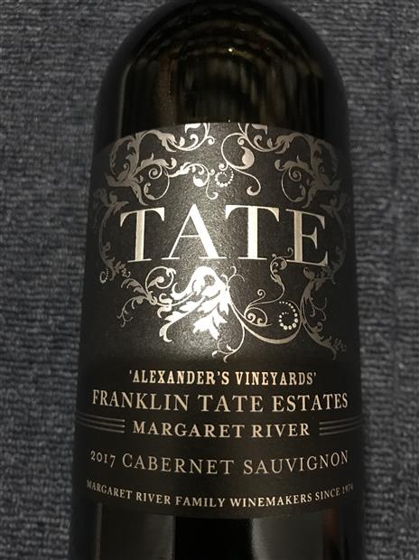 2020 Franklin Tate Estates Cabernet Sauvignon Tate Alexanders Vineyard ...