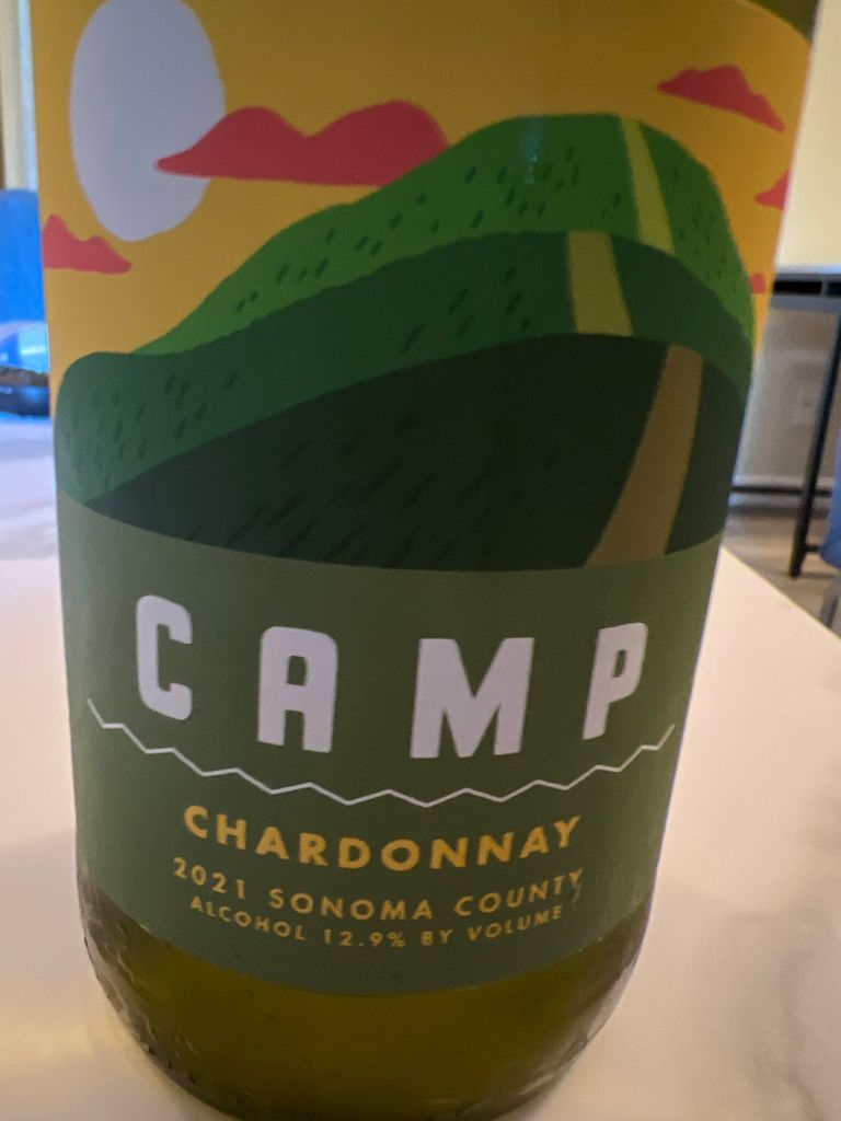 2022 Camp Wines Chardonnay, USA, California, Sonoma County - CellarTracker