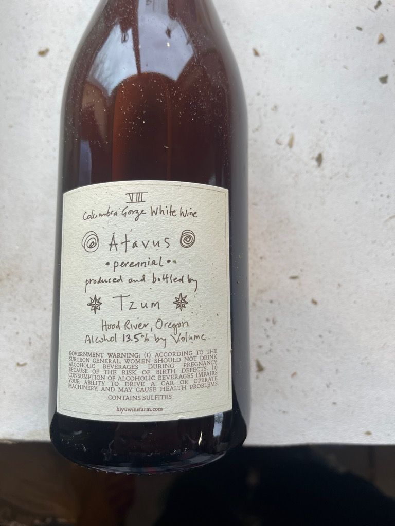 NV Tzum Atavus VIII, USA, Oregon/Washington, Columbia Gorge - CellarTracker