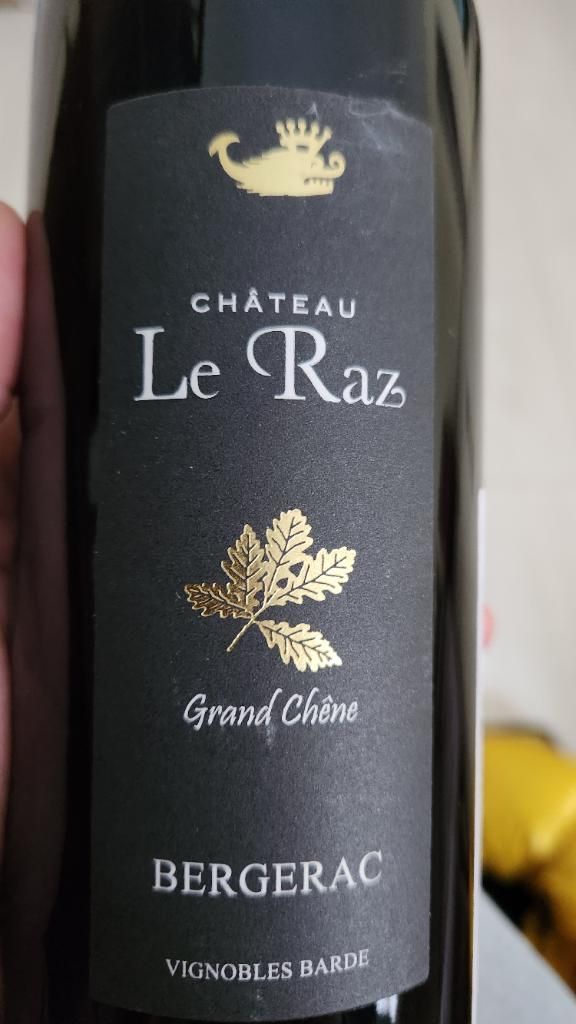 2015 Château le Raz Bergerac Cuvée Grand Chêne, France, Southwest ...