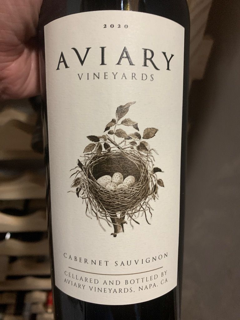 2020 Aviary Vineyards Cabernet Sauvignon, USA, California, Napa Valley ...