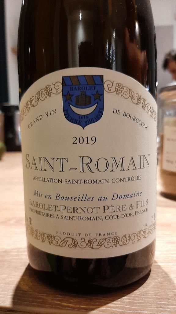 2018 Barolet-Pernot Pere et Fils Saint-Romain, France, Burgundy, Côte de Beaune, Saint-Romain ...