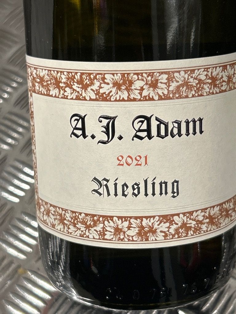 2021 A.J. Adam Hofberg Riesling trocken, Germany, Mosel Saar Ruwer ...