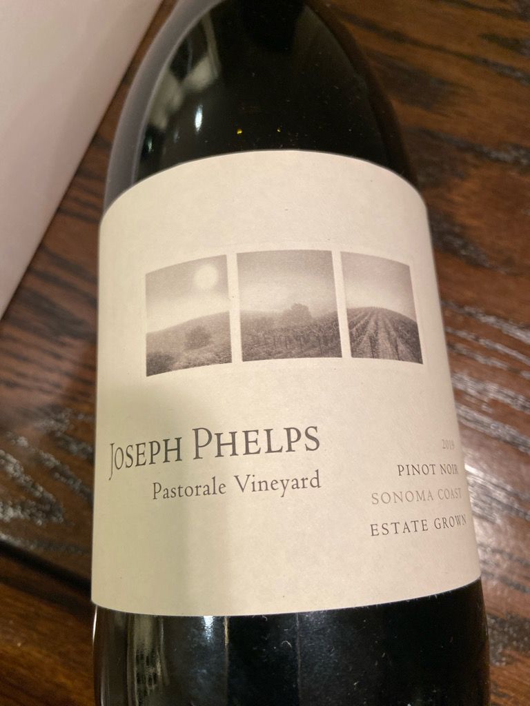 2019 Joseph Phelps Pinot Noir Block 212 Pastorale Vineyard, USA, California, Sonoma County ...