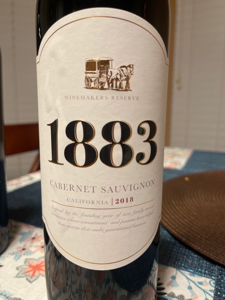 2018 Wente Vineyards Cabernet Sauvignon 1883, USA, California, San ...