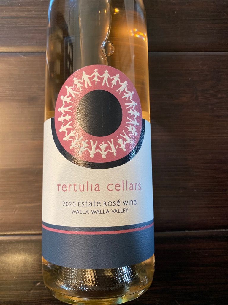 2019 Tertulia Cellars Tempranillo Rosé Riviere Galets Estate Vineyard ...
