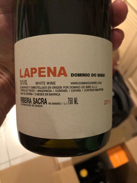 2014 Dominio do Bibei Ribeira Sacra Lapena, Spain, Galicia, Ribeira Sacra - CellarTracker