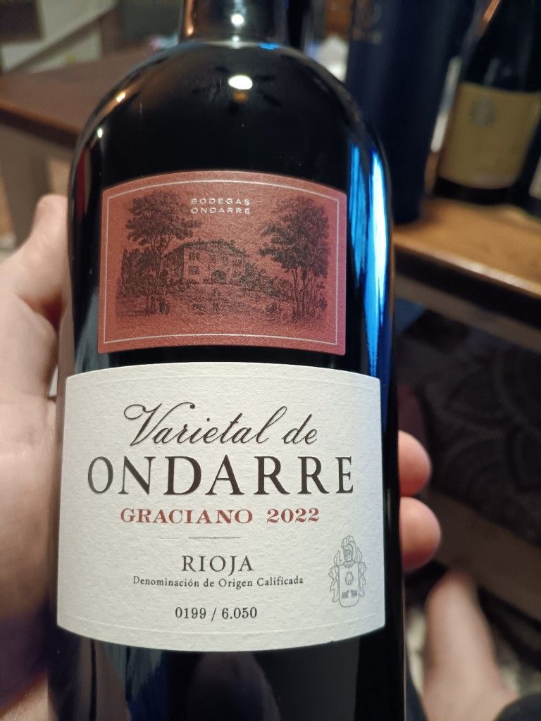 2022 Bodegas Ondarre Graciano Rioja, Spain, La Rioja, Rioja - CellarTracker