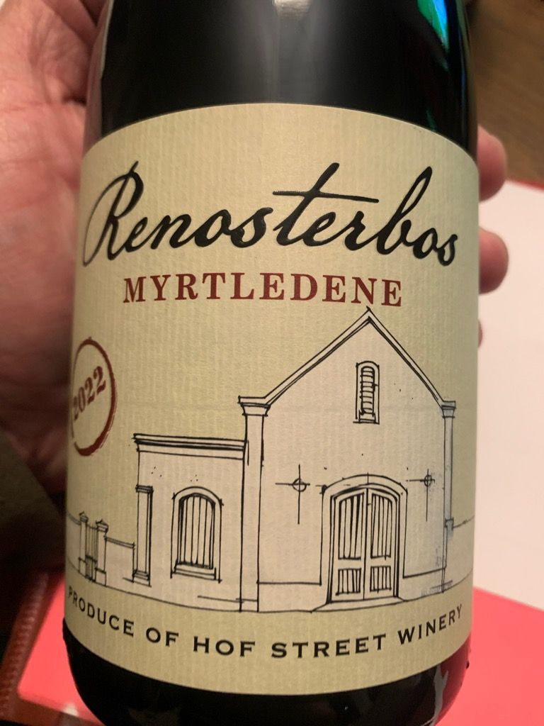2022 Hof Street Winery Tinta Barocca Renosterbos, South Africa, Coastal ...