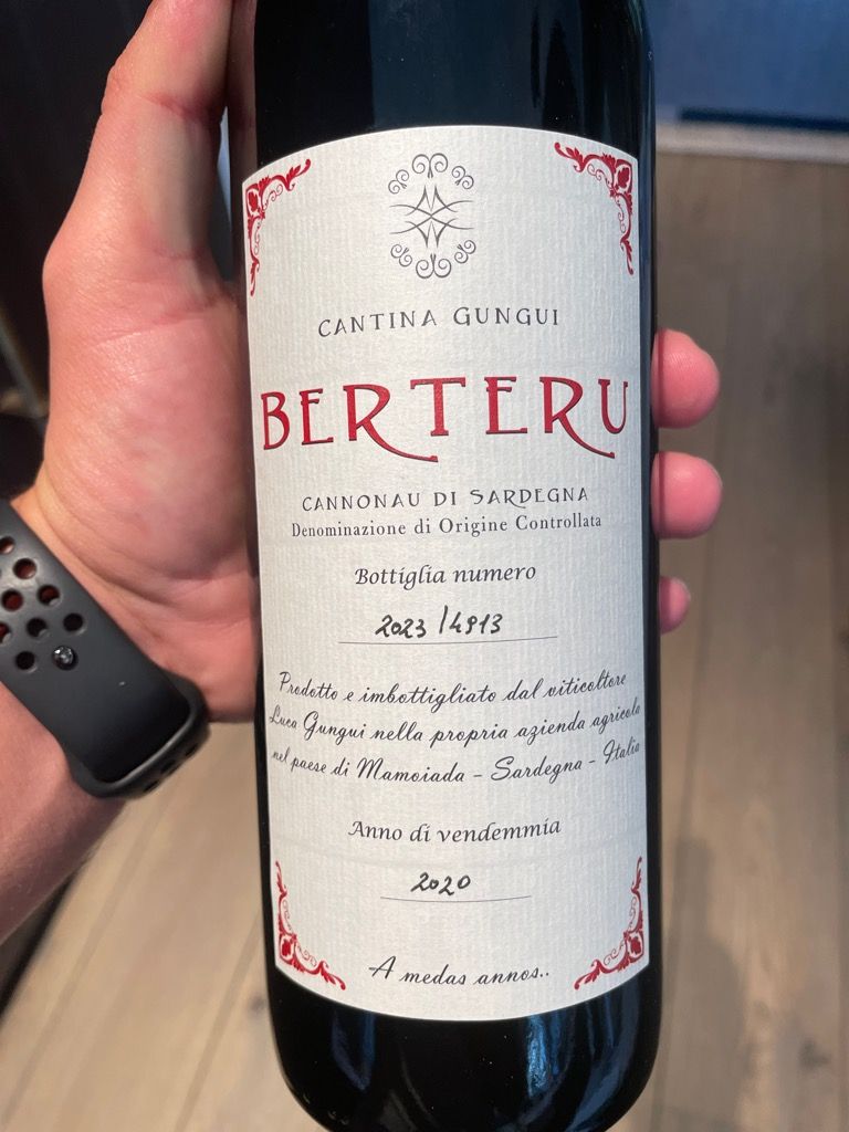 2021 Cantina Gungui Cannonau di Sardegna Berteru en rose, Italy ...