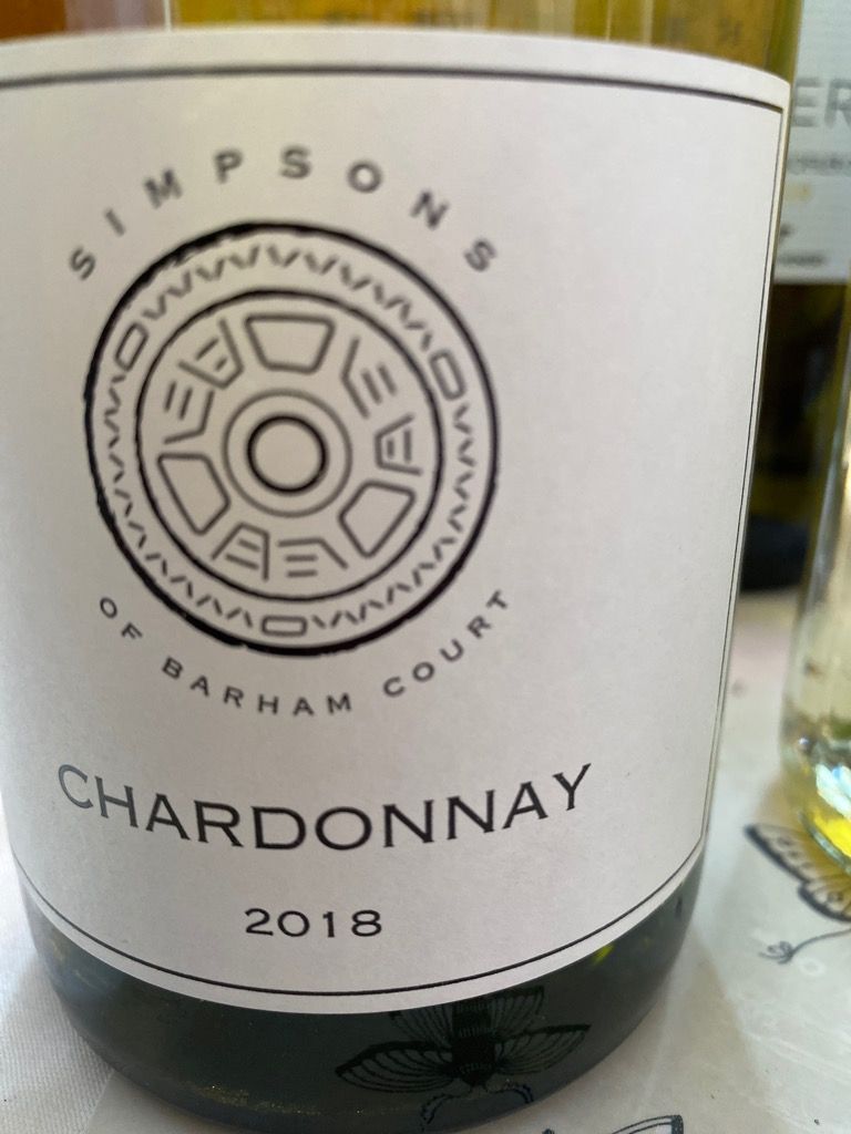 2019 Simpsons of Barham Court Chardonnay, United Kingdom, England, Kent ...