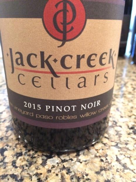 2018 Jack Creek Cellars Pinot Noir Estate, USA, California, Central ...