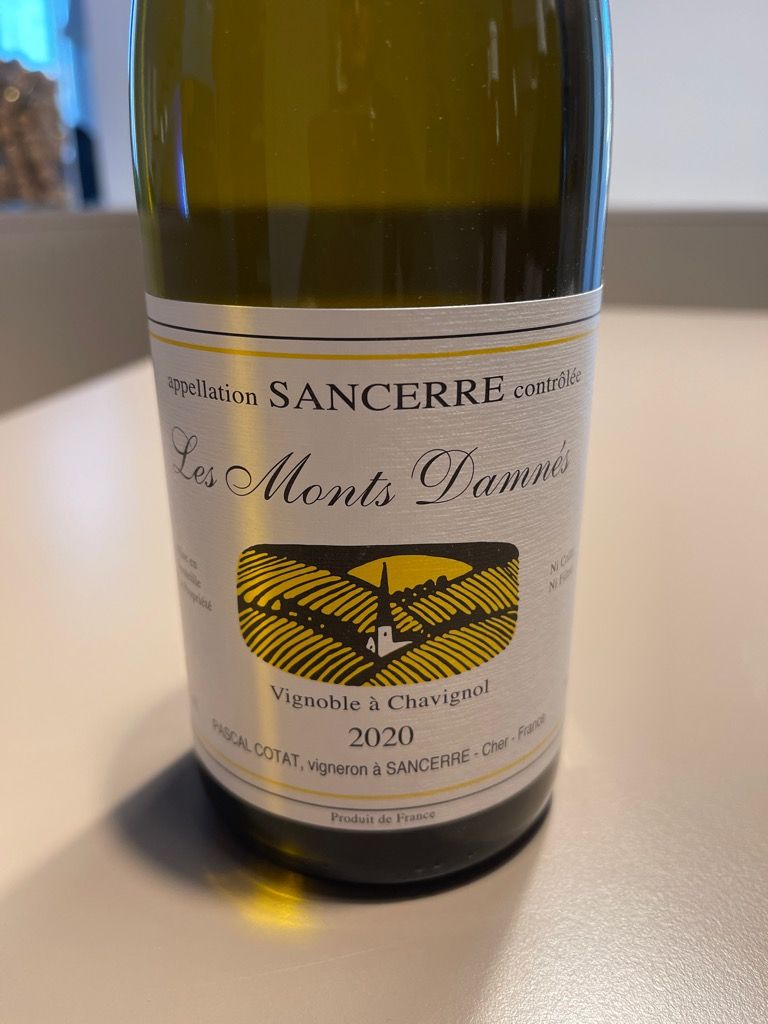 2020 Domaine Pascal Cotat Sancerre Les Monts Damnés, France, Loire ...